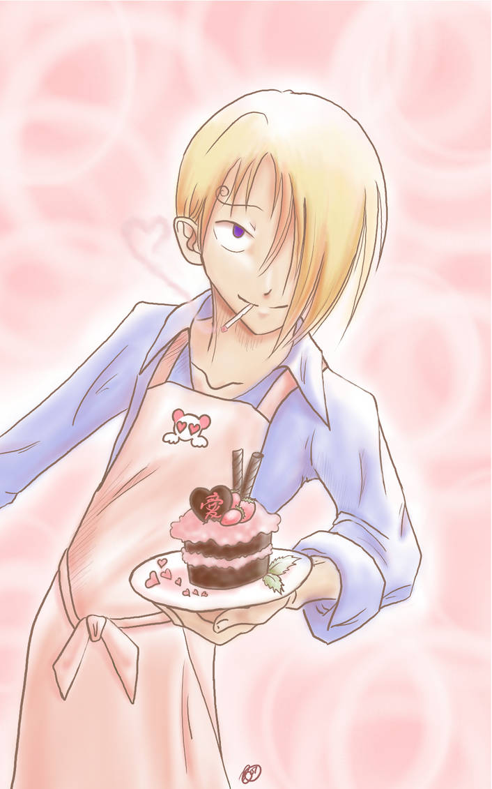 Sanji Pink By Hitoritsuki On Deviantart