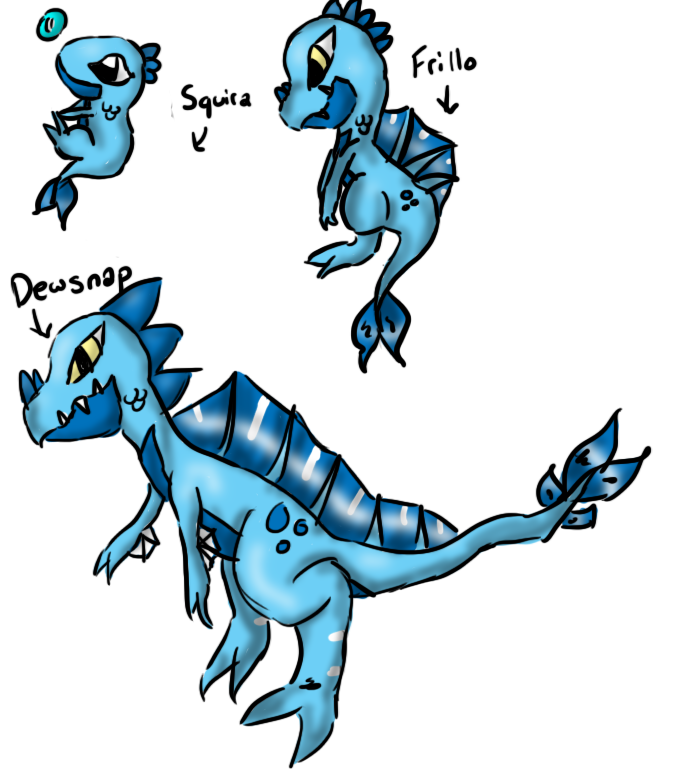 Fakemon Starters-Water-Contest by Amanda-Martin-AM on DeviantArt Fakemon Starters-Water-Contest by Amanda-Martin-AM on DeviantArt