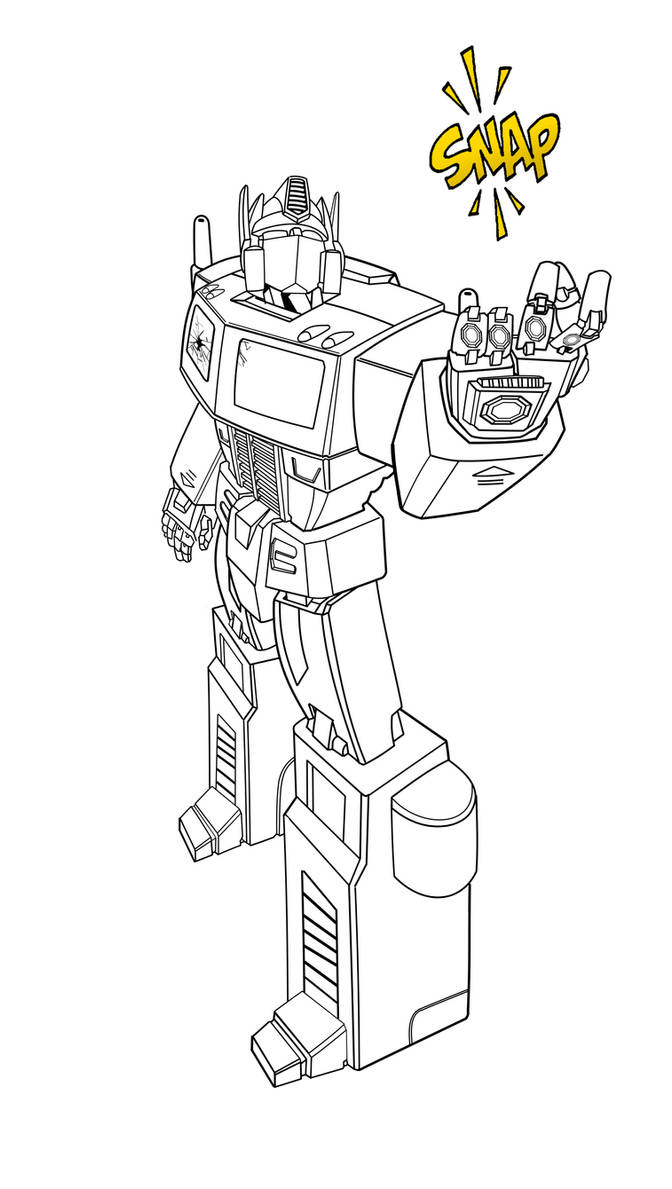 Shattered Glass Optimus Prime Snap Inkt By Shatteredglasscomic On Deviantart