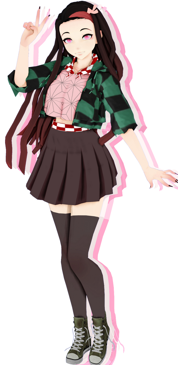 Tda Modern Nezuko By Friedflakes On Deviantart