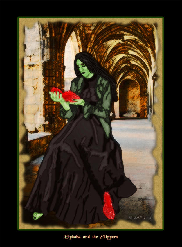 Elphaba and the Slippers by Twilights-Maiden on DeviantArt