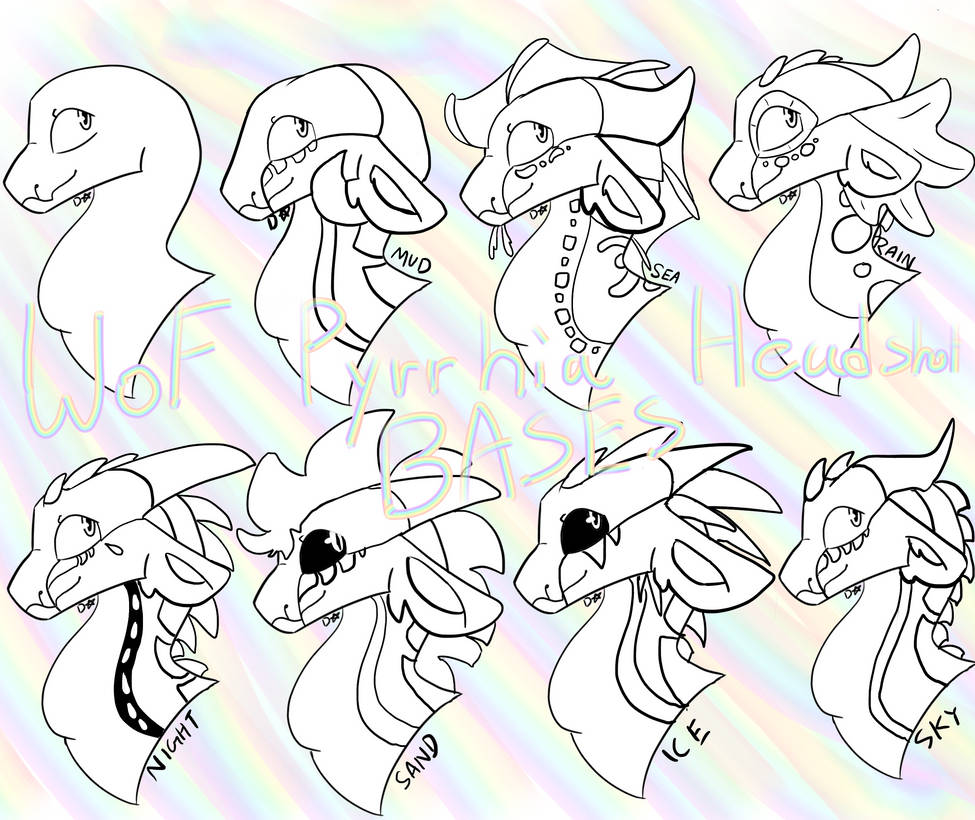 Pyrrhian WoF Headshot Bases // P2U by DaydreaminStars on DeviantArt Pyrrhian WoF Headshot Bases // P2U by DaydreaminStars on DeviantArt