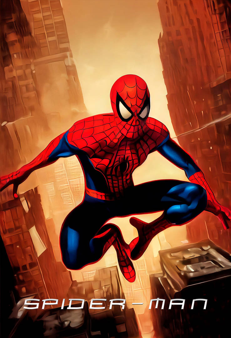 Spider-Man (2002) movie poster in cartoon style by CoverAddict on ... Spider-Man (2002) movie poster in cartoon style by CoverAddict on ...