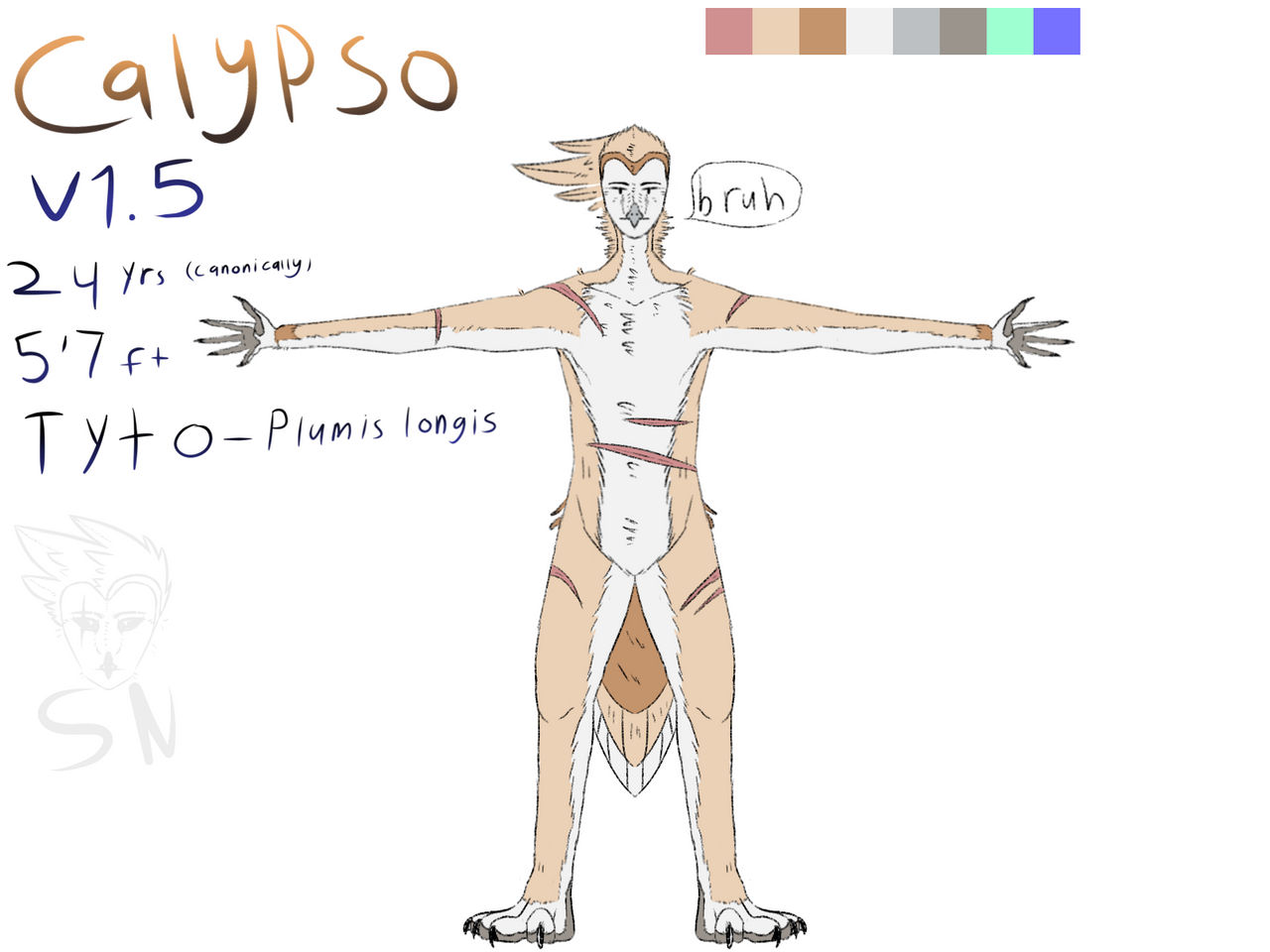 Calypso Reference 2023 by SilentBeaver on DeviantArt Calypso Reference 2023 by SilentBeaver on DeviantArt