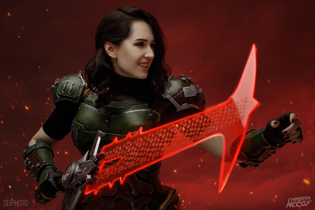 Doom Eternal Doomsplayer Aka Doomgirl By Christinmccoy On Deviantart