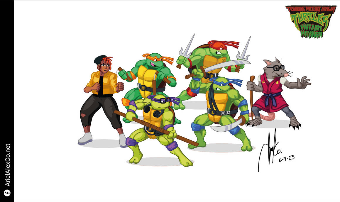 2023 Tmnt Mutant Mayhem Fan Art By Arielalexco On Deviantart