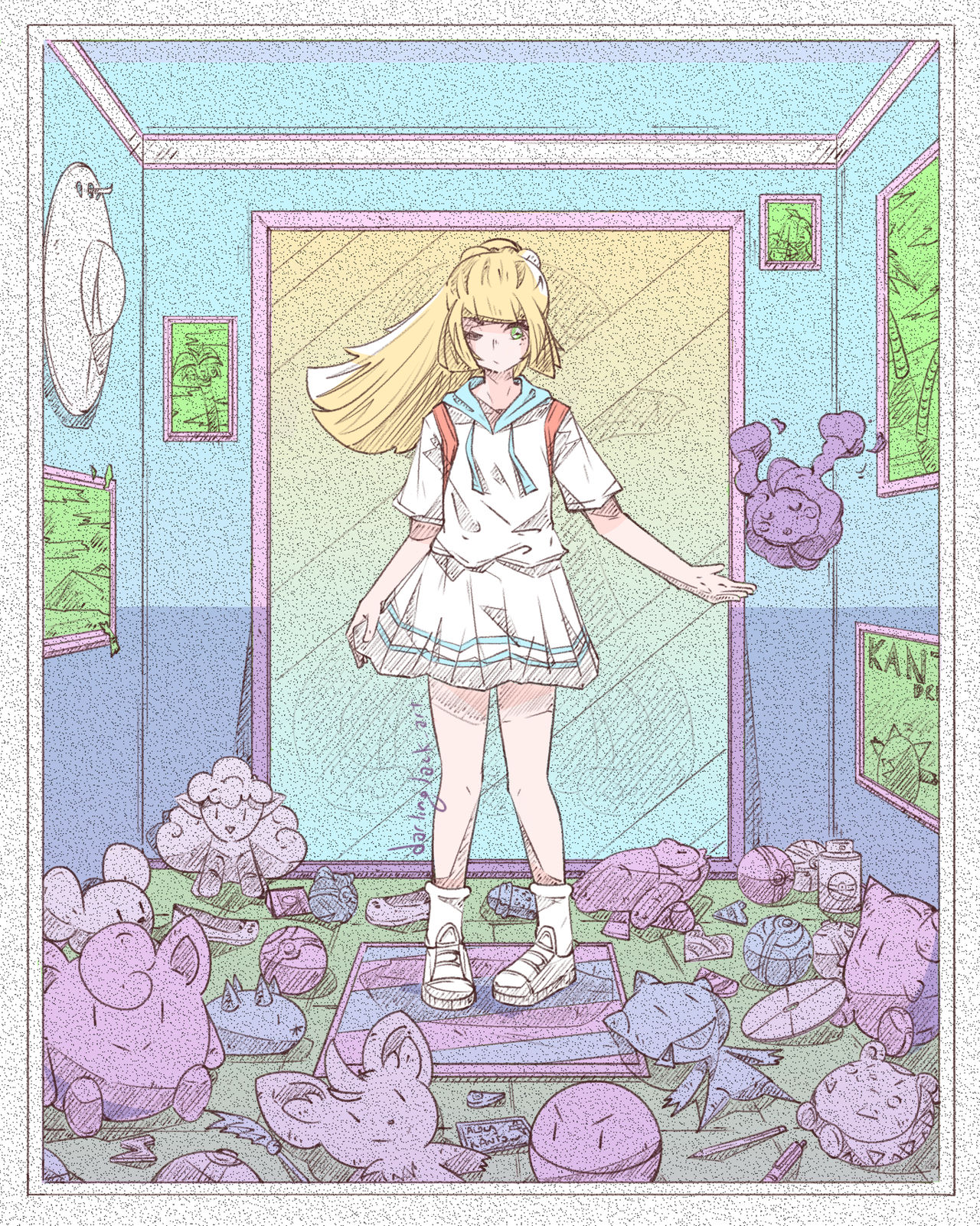 Lillie Pokemon Sun And Moon By Darlingjack On Deviantart
