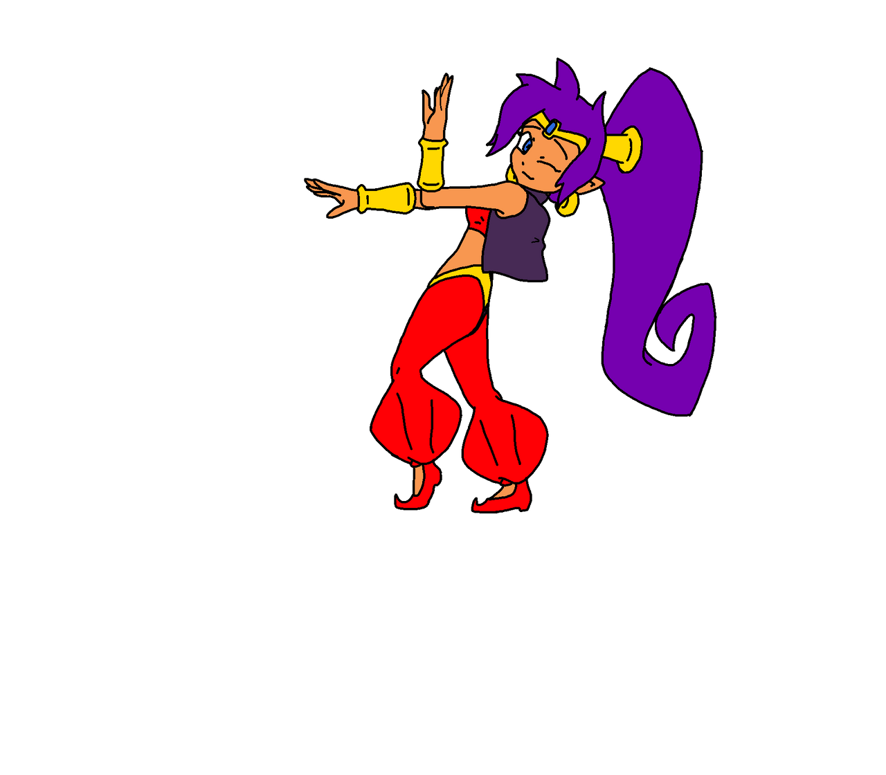 Shantae Vector By Minecraft Fan38 On Deviantart