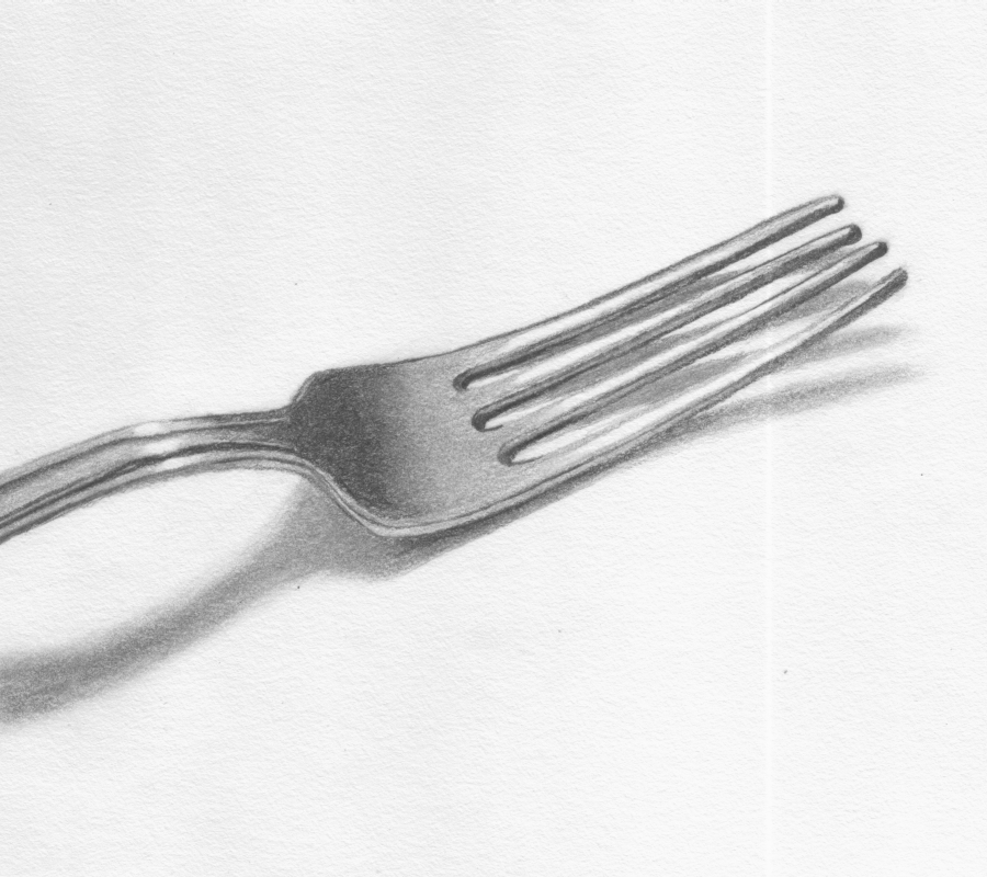 Fancy Fork Drawing