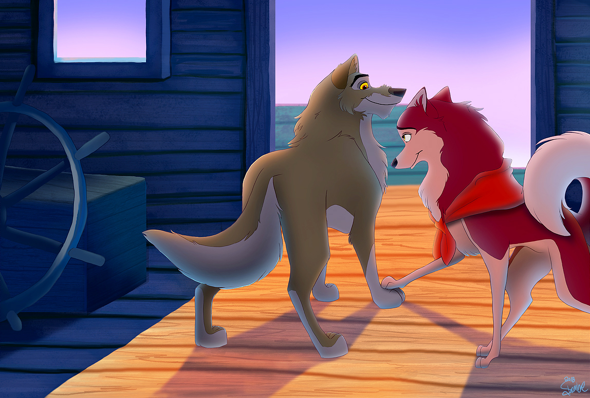 Balto And Jenna Love By Kraucheunas On Deviantart