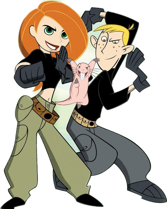 Kim Possible And Ron Stoppable And Rufus By Kraucheunas On Deviantart