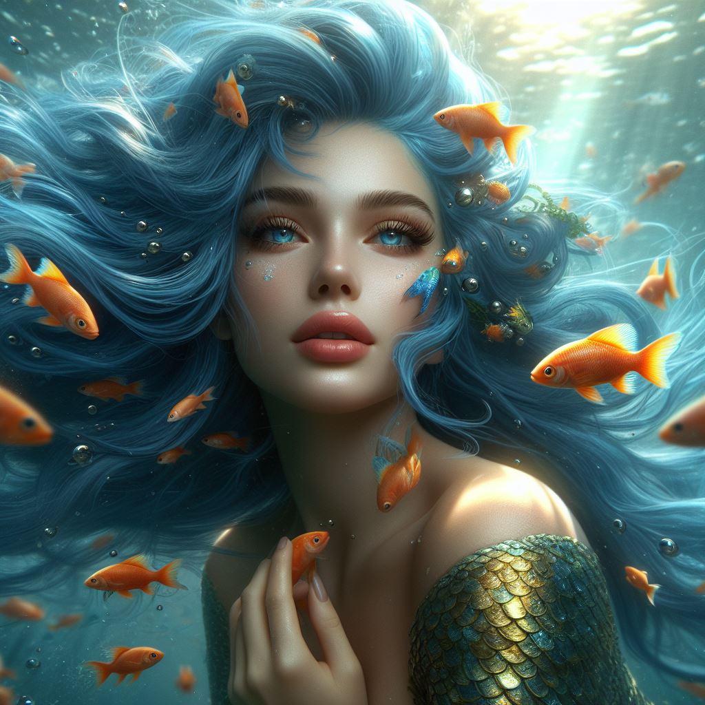 Blue Mermaid By Neitin On Deviantart