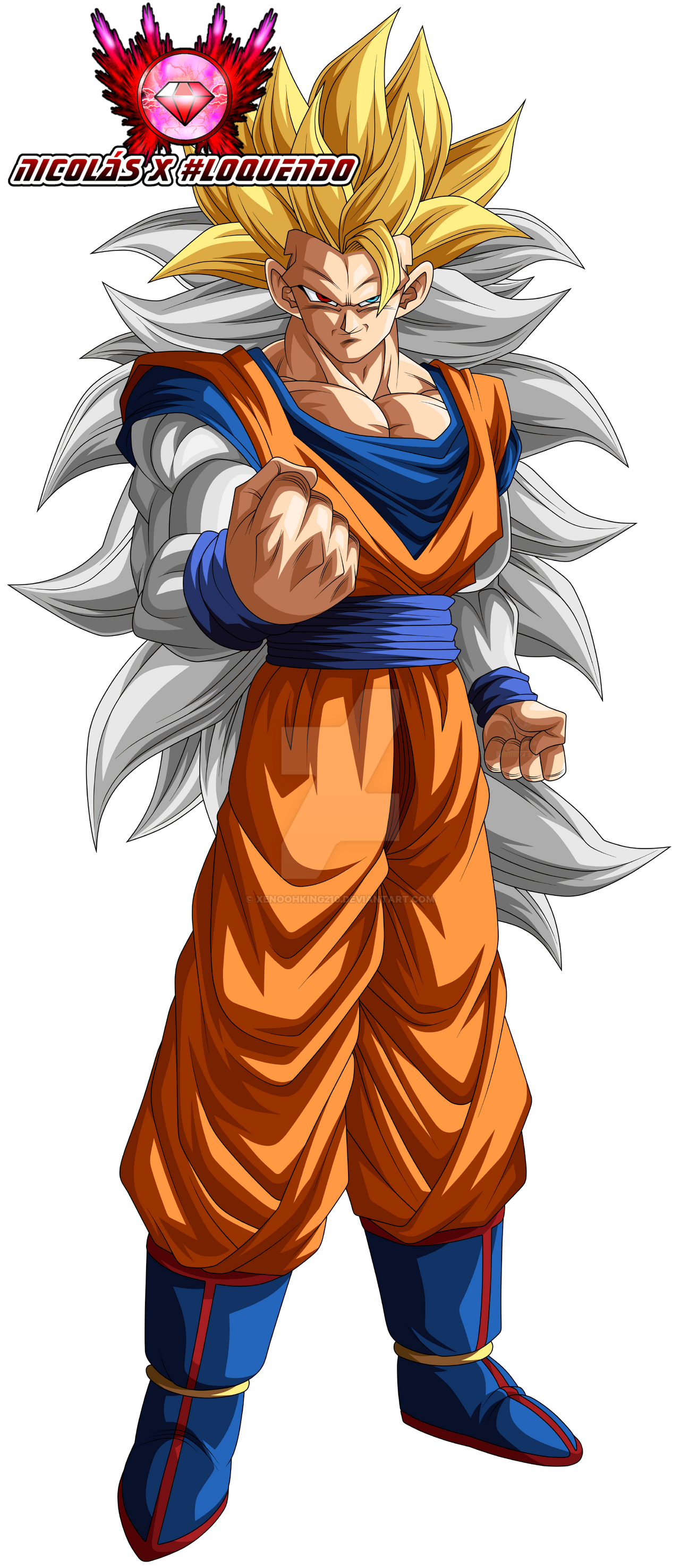 Goku Ssj 8 Render By Xenoohking210 On Deviantart