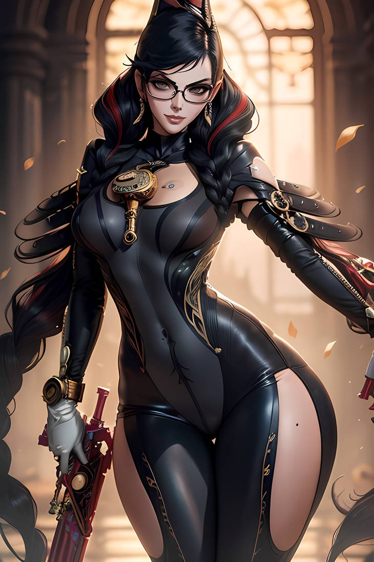Bayonetta From Bayonetta 3 Inspired Ai Generated By Babeshaven On