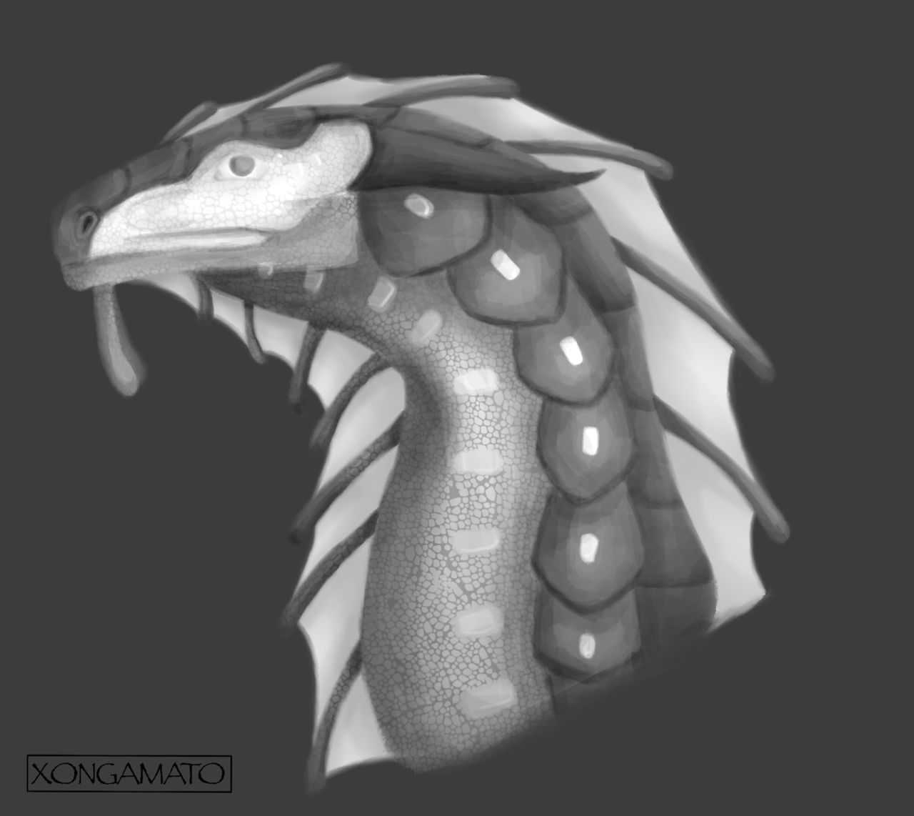 Wings Of Fire Ftu Rendered Seawing Headshot Base By Xongamat0 On