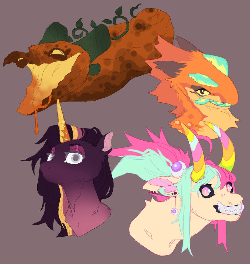 Ocs Doodles By Sleepydemonmonster On Deviantart
