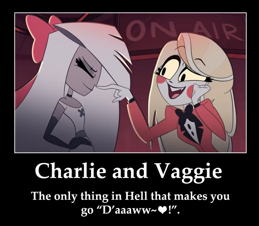 Charlie And Vaggie By Crydius On Deviantart