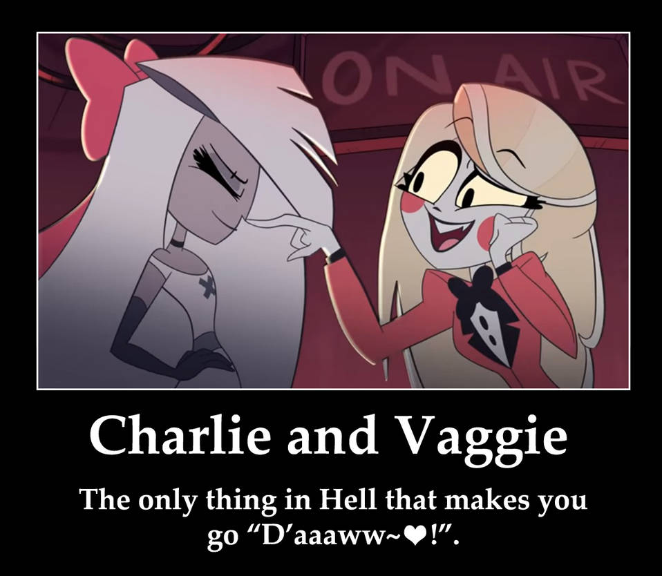 Charlie And Vaggie By Crydius On Deviantart