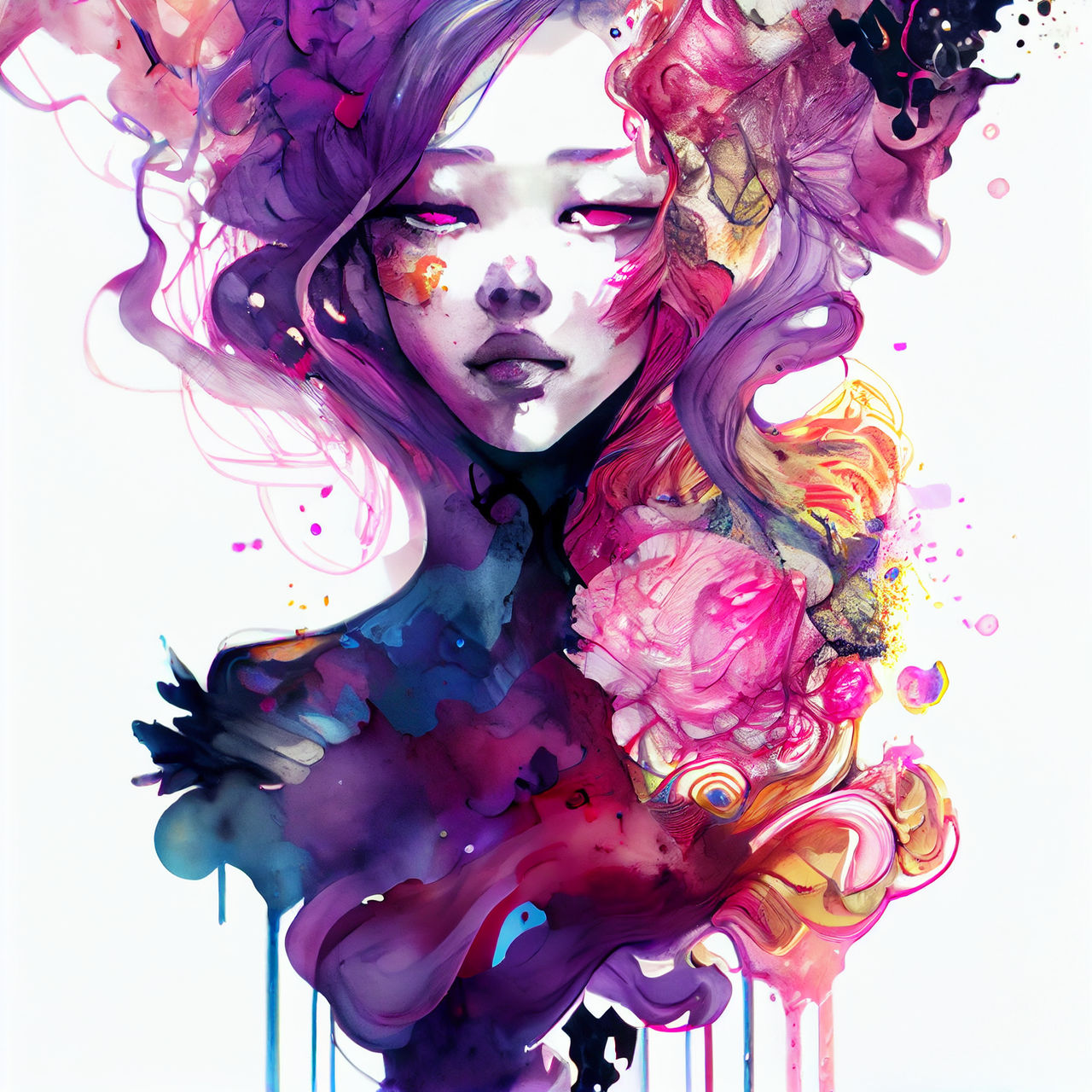 Purple Passion Portrait By Skorble On Deviantart
