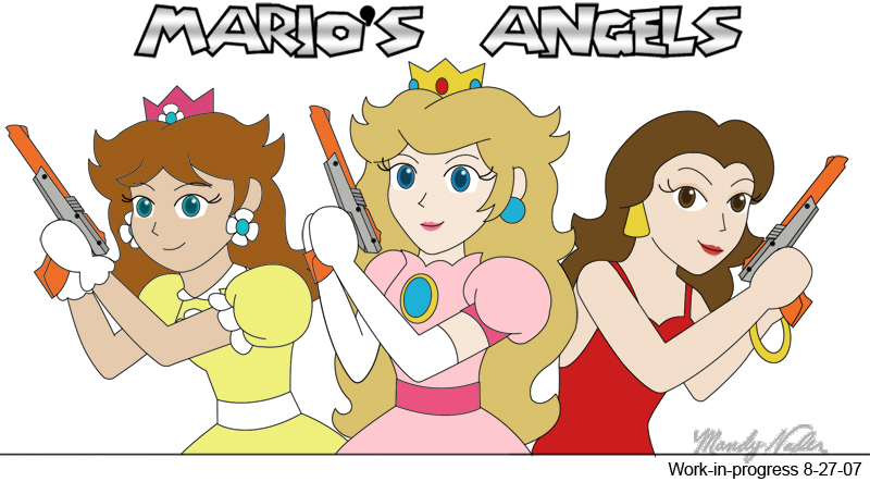 Mario's Angels by MandyNeko on DeviantArt