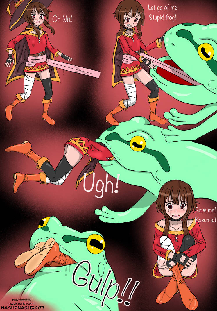 Megumin Frog Vore By Nashdnash2007 On Deviantart