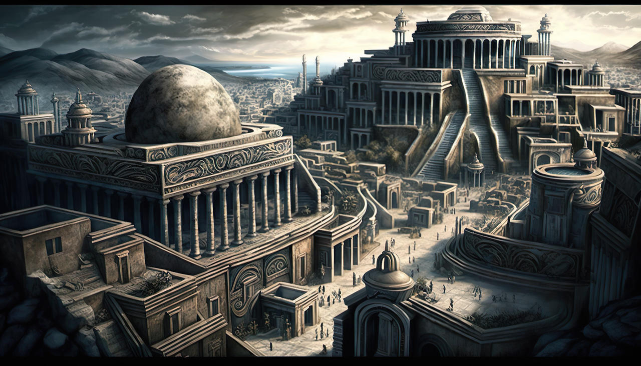 Ancient Greek City From Up Above By Mholtsmeier On Deviantart