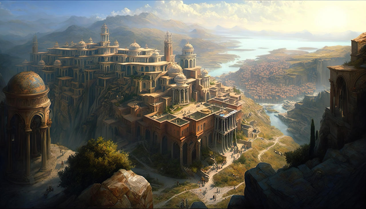 Ancient Greek City From Up Above By Mholtsmeier On Deviantart