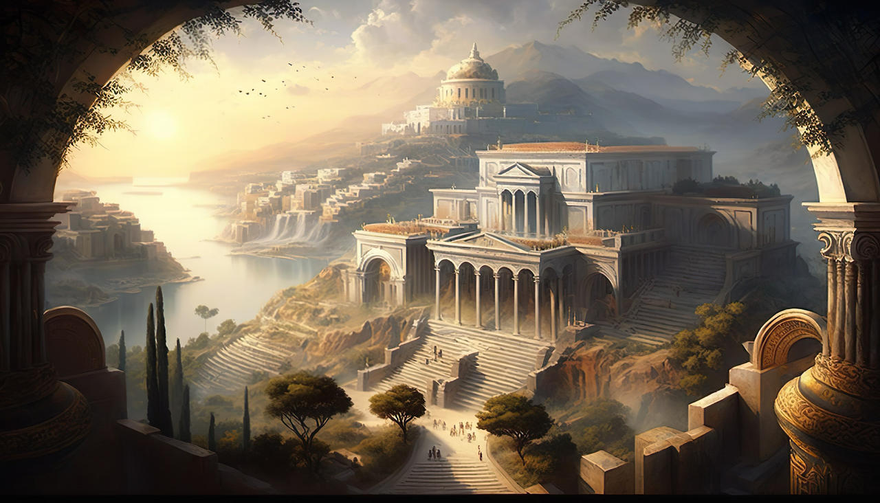 Ancient Greek City From Up Above By Mholtsmeier On Deviantart