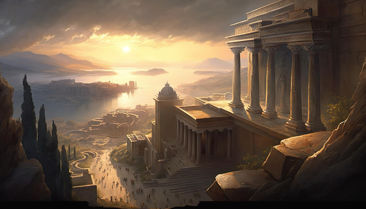Ancient Greek City From Up Above By Mholtsmeier On Deviantart