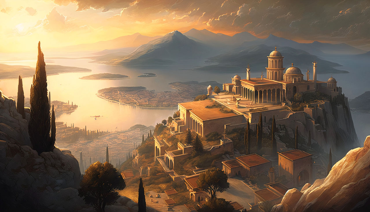 Ancient Greek City From Up Above By Mholtsmeier On Deviantart