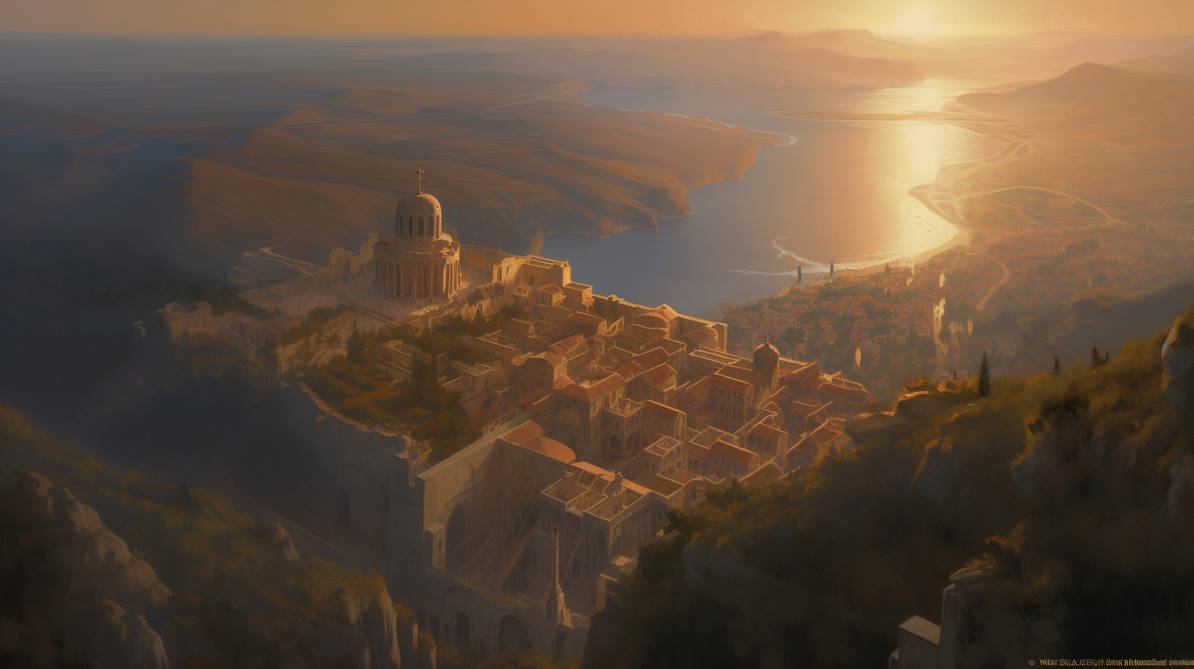 Ancient Greek City From Up Above 2 By Mholtsmeier On Deviantart