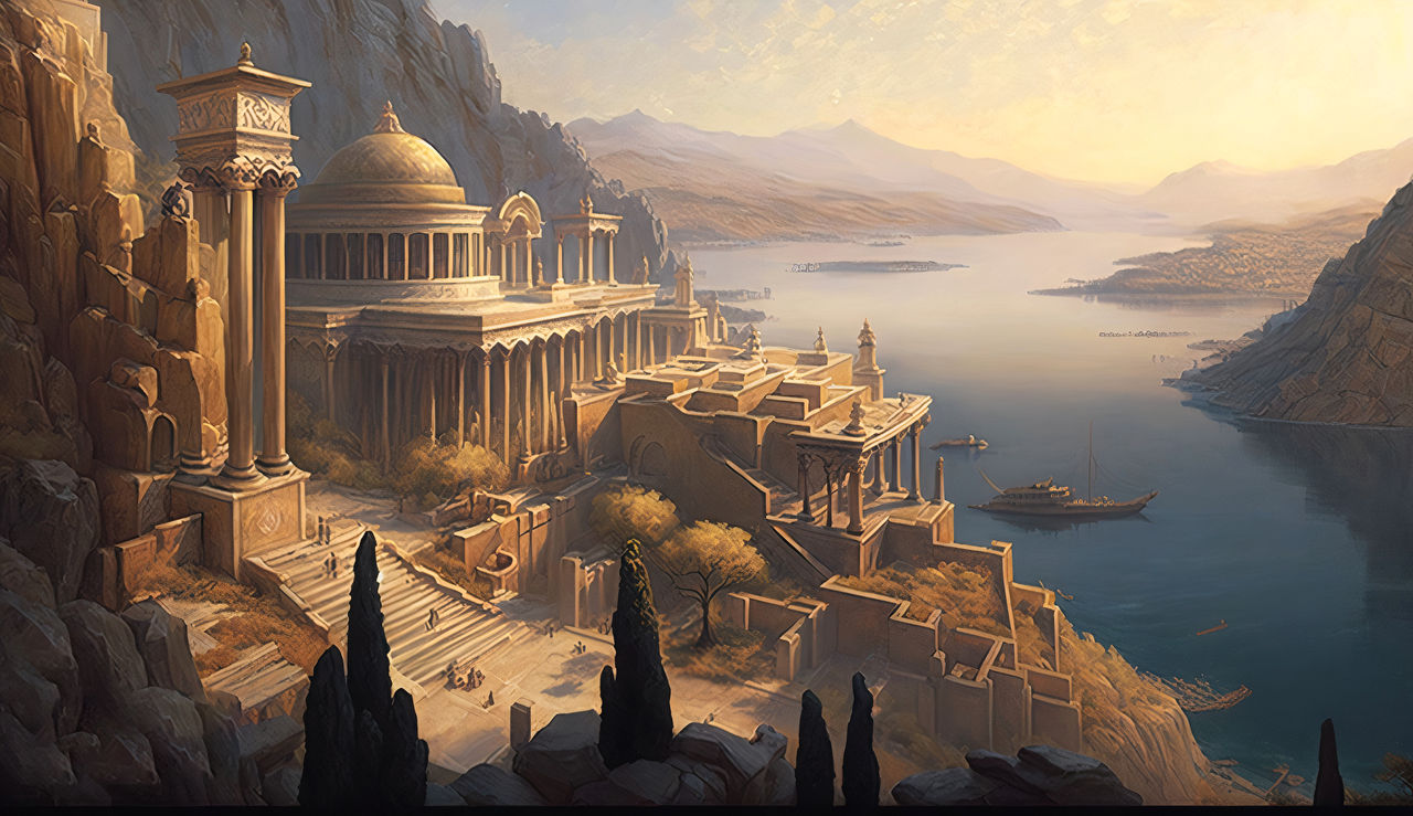 Ancient Greek City From Up Above 11 By Mholtsmeier On Deviantart