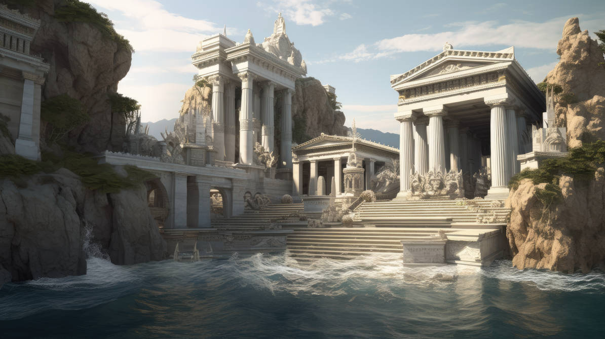 Grand Temple Dedicated To Ancient Greek God By Mholtsmeier On Deviantart