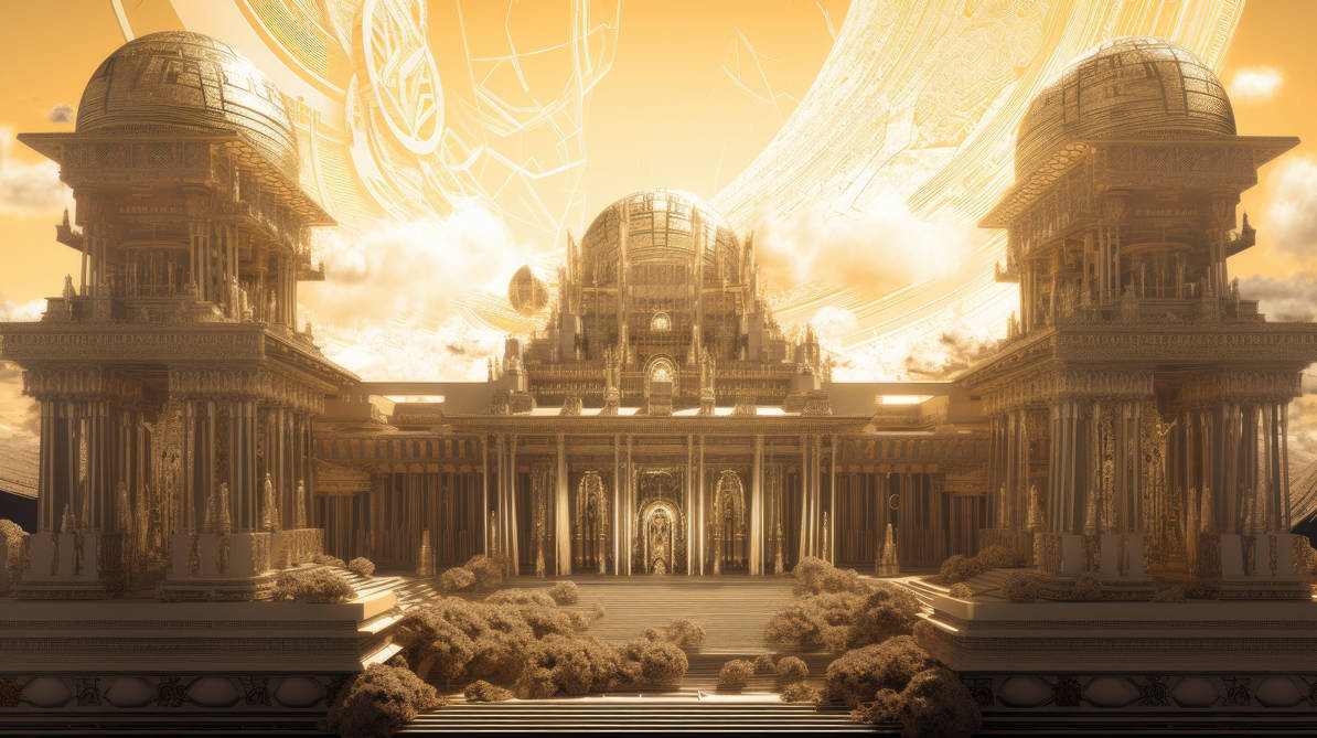 Grand Temple Dedicated To Ancient Greek God By Mholtsmeier On Deviantart