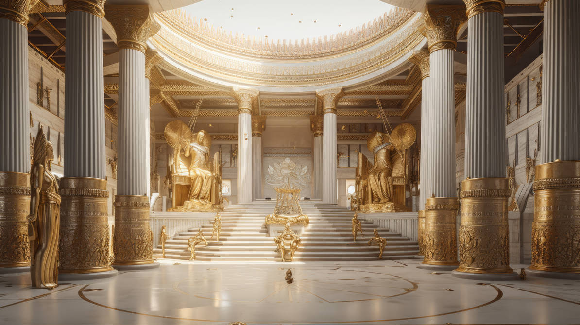 Grand Temple Dedicated To Ancient Greek God By Mholtsmeier On Deviantart
