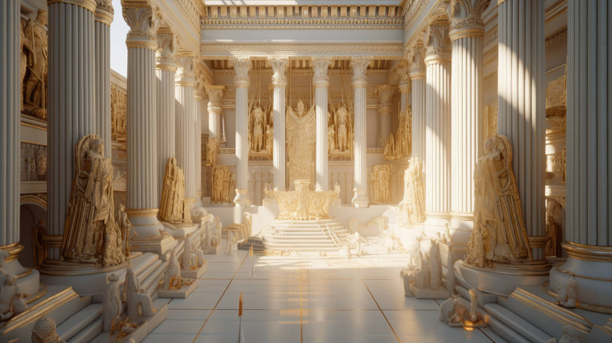 Grand Temple Dedicated To Ancient Greek God By Mholtsmeier On Deviantart