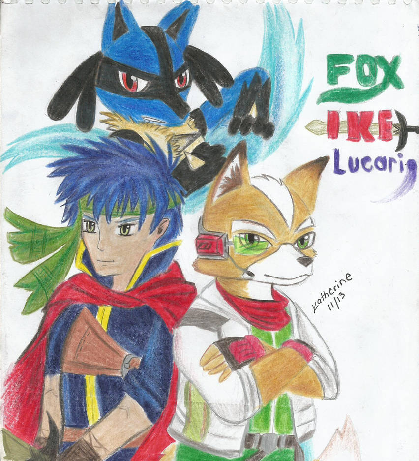 Fox Ike And Lucario By Kiazaryn On Deviantart