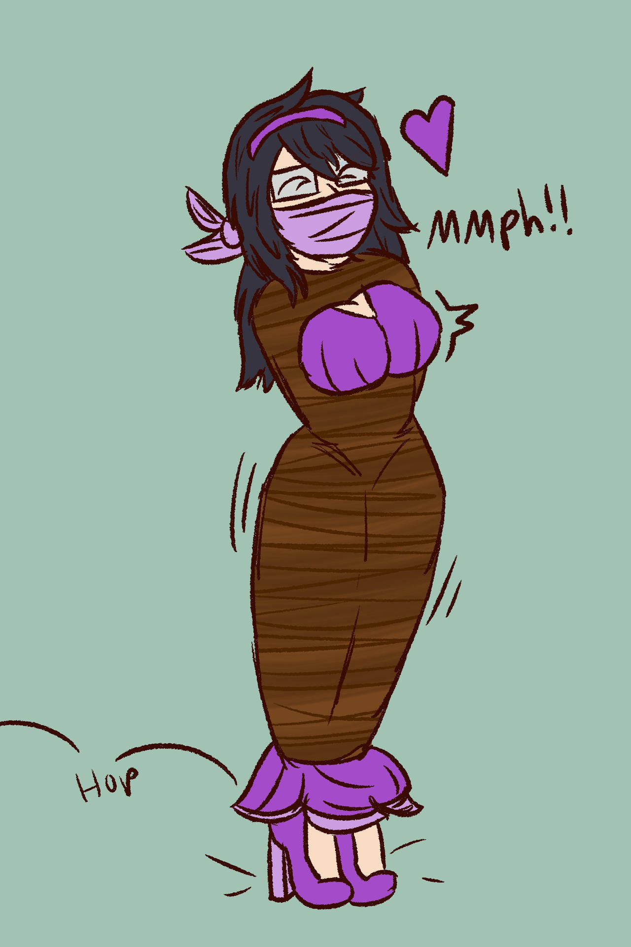A Damsel's escape attempt (Gift) by ClayBinds on DeviantArt A Damsel's escape attempt (Gift) by ClayBinds on DeviantArt
