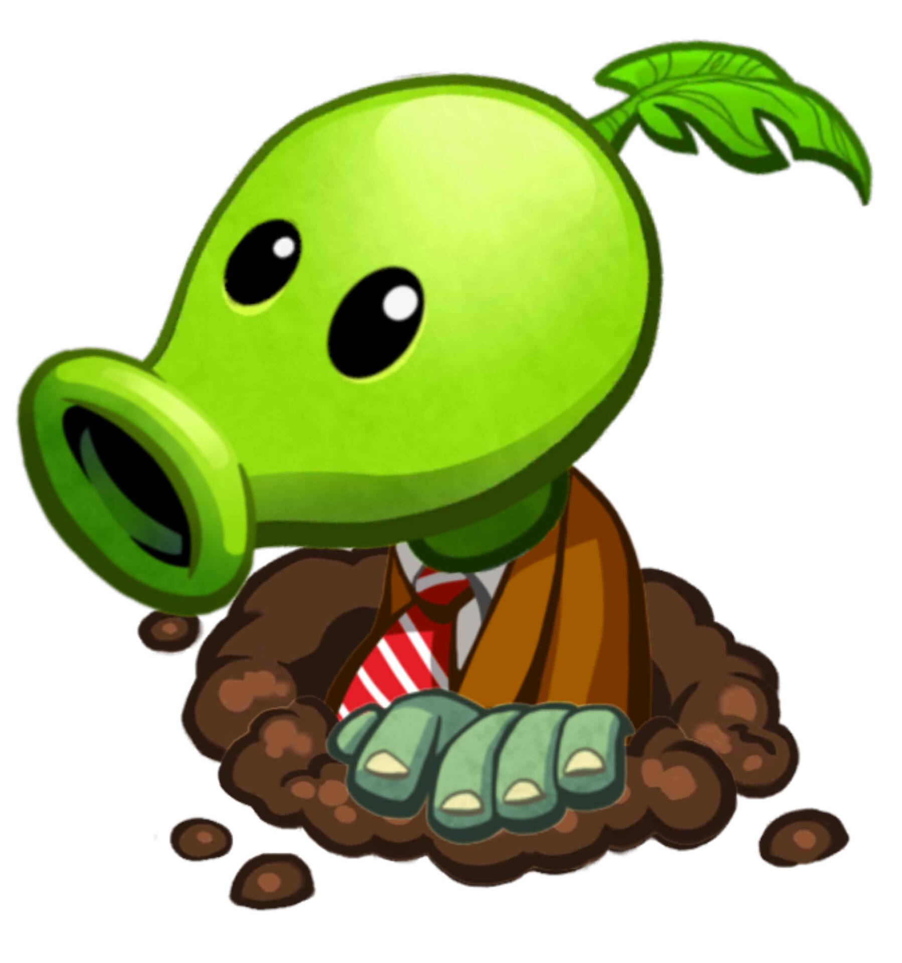 Peashooter Zombie Pvz Heroes By Allstarzombie55 On Deviantart