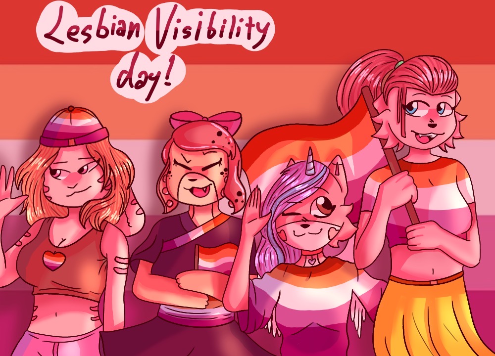 Happy Lesbian Visibility Day By Kirakiramango On Deviantart