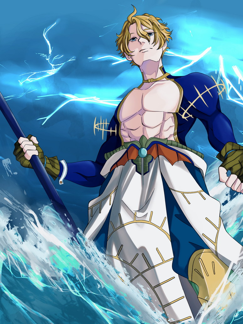 Poseidon Record Of Ragnarok By Miha Chi On Deviantart
