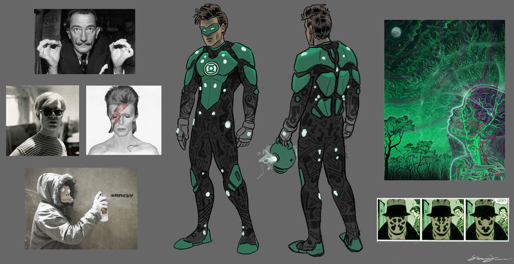 Green Lantern Redesign By Samsaxton On Deviantart