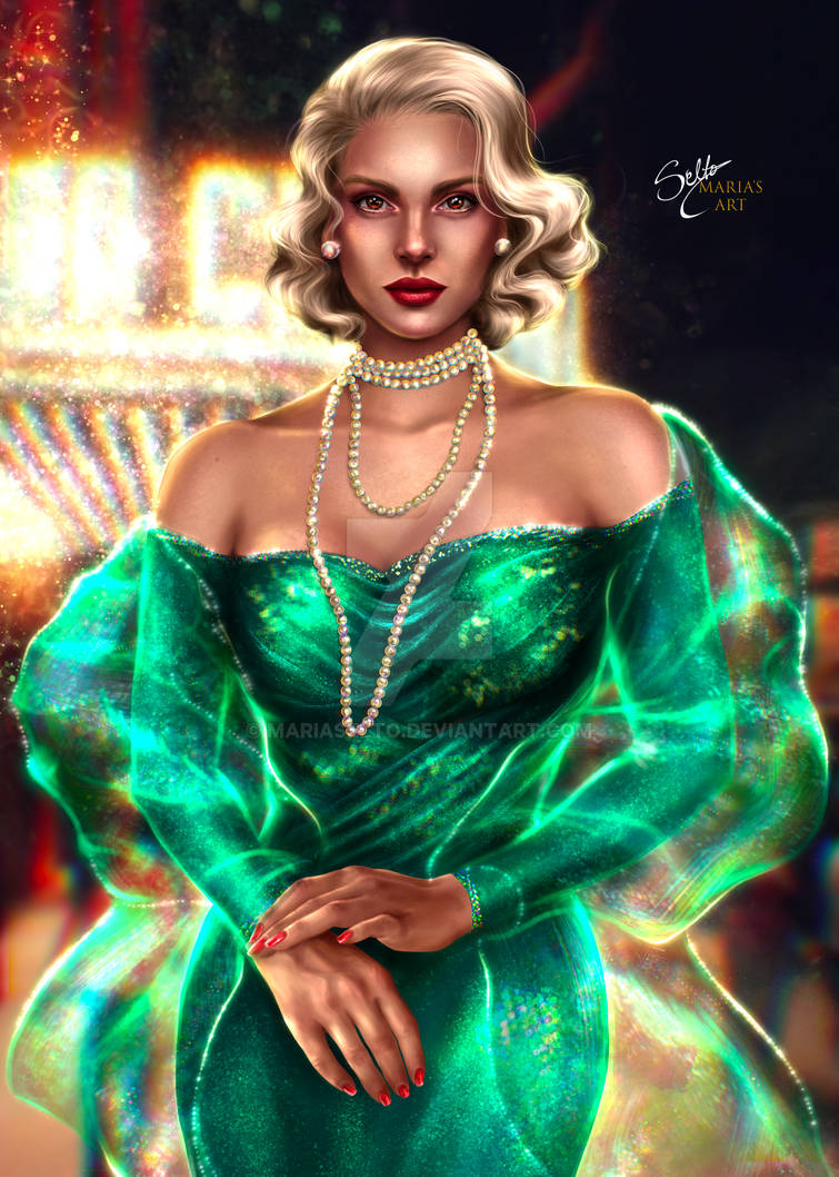 Evelyn Hugo Portrait By Mariaselto On Deviantart