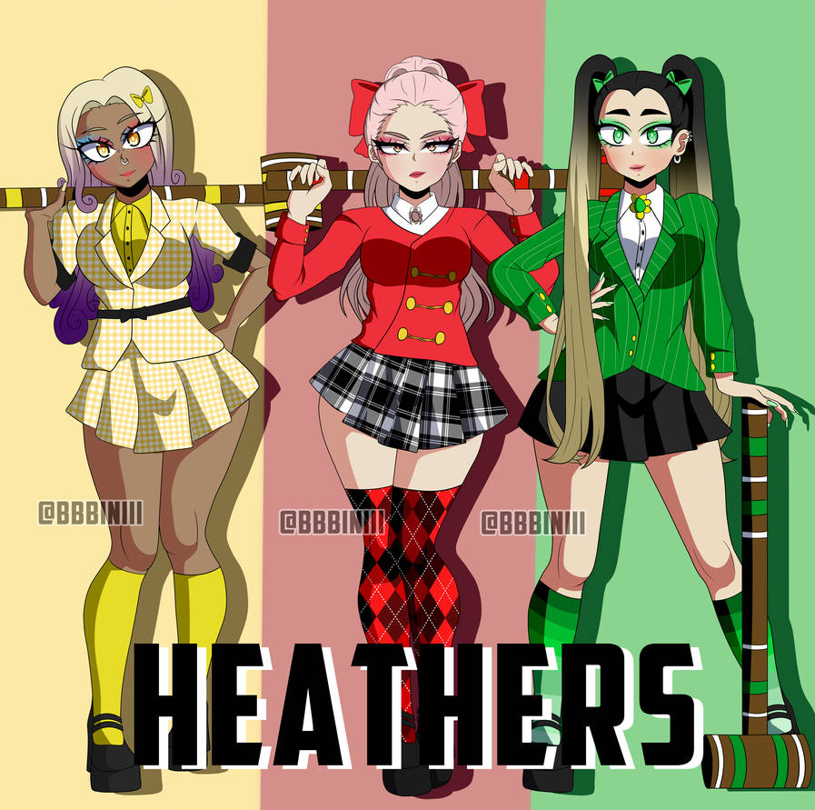 Mha X Halloween Heathers By Bbbiniii On Deviantart