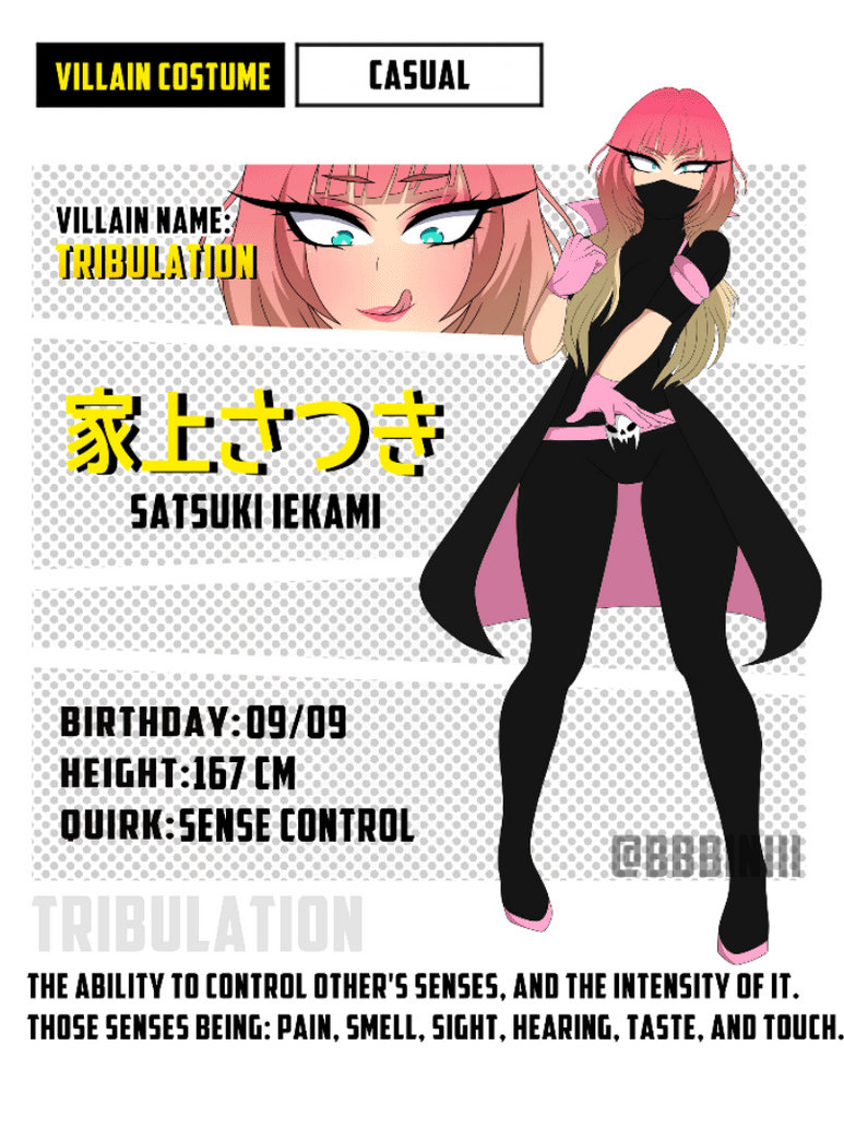 Mha Oc Satsuki Iekami By Bbbiniii On Deviantart