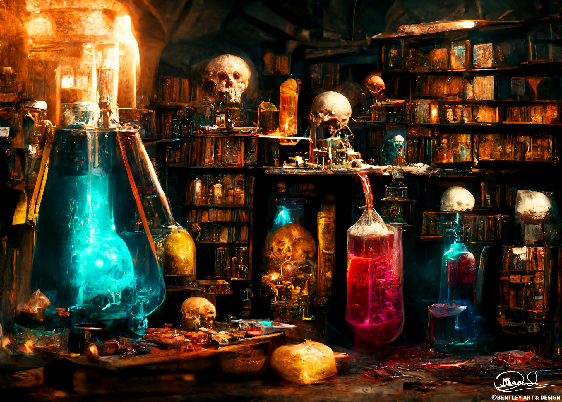 The Alchemy Lab 1 By Bentleyartdesign On Deviantart