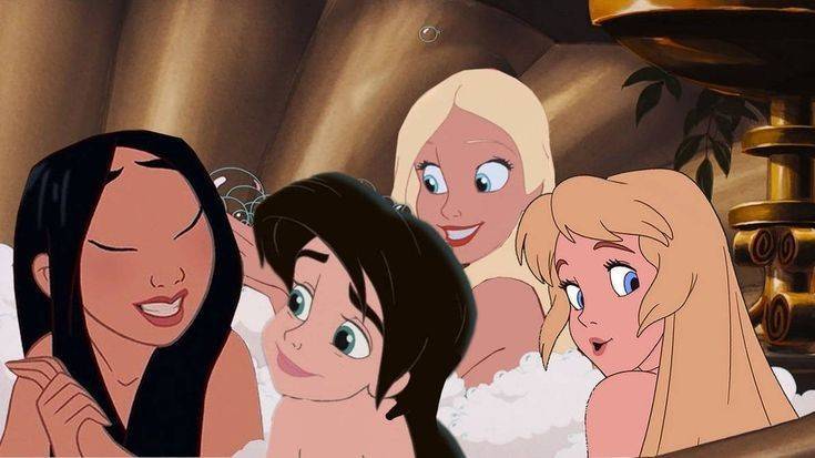 Princesses Bath Time By Shengwu321 On Deviantart