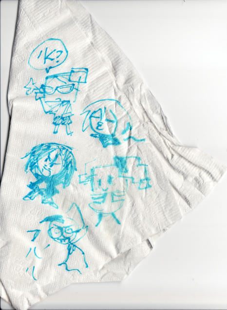Napkin doodle by SelanPike on DeviantArt