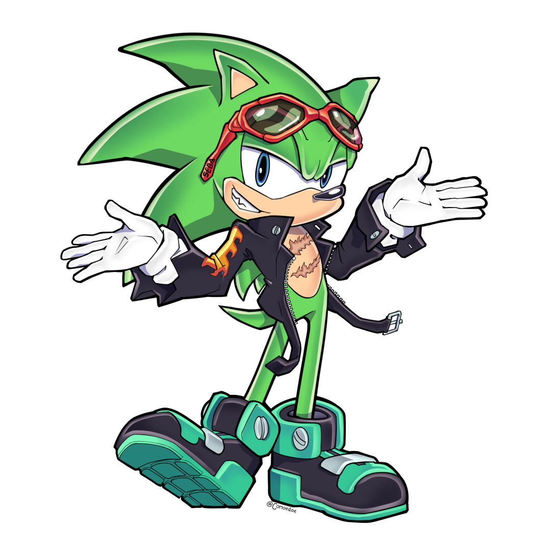 Scourge The Hedgehog By Comoedoe On Deviantart