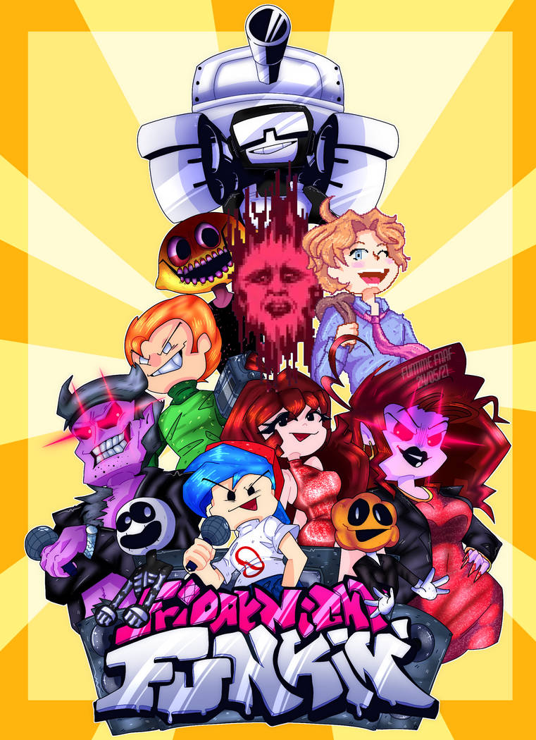 Friday Night Funkin Poster Fanart By Sophiearrese2020 On Deviantart